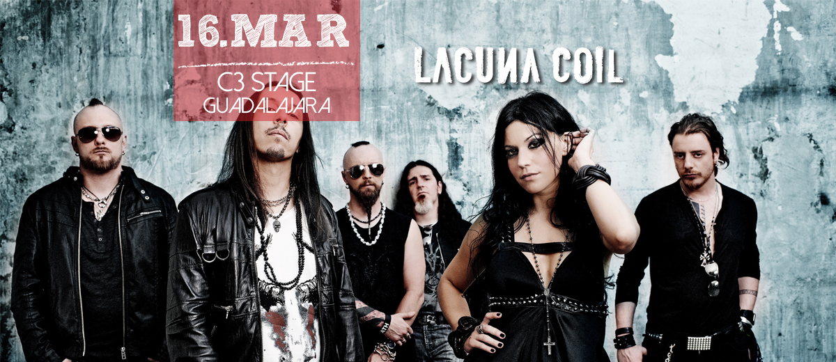 Lacuna Coil en Guadalajara | 16 de Marzo | C3 Stage