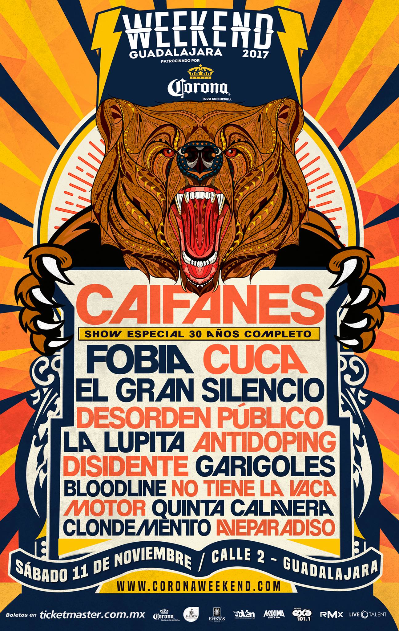 Weekend Fest 2017 | 11 de Noviembre | Calle 2