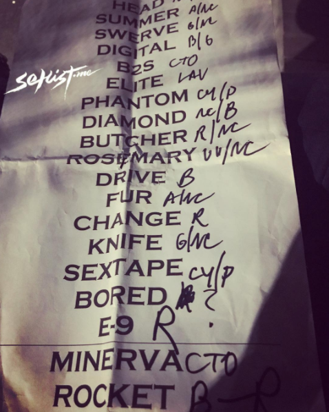 Setlist de Deftones | 29 de Octubre 2017 | BMLS Showcenter