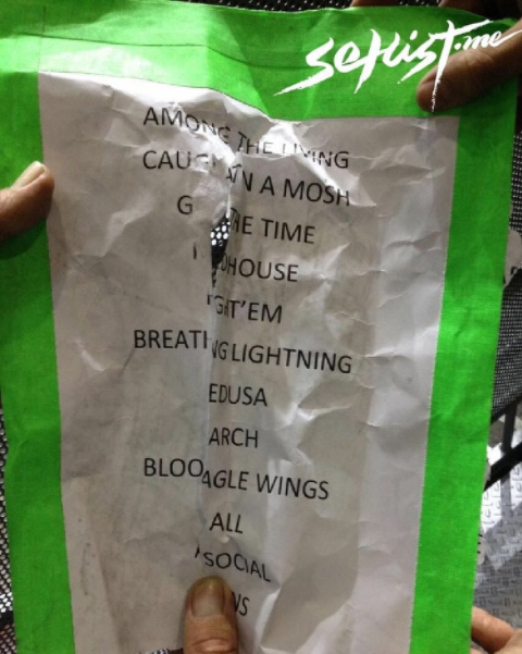Setlist de Anthrax | 27 de Octubre 2017 | Jardín Cerveza Expo Feria Gpe