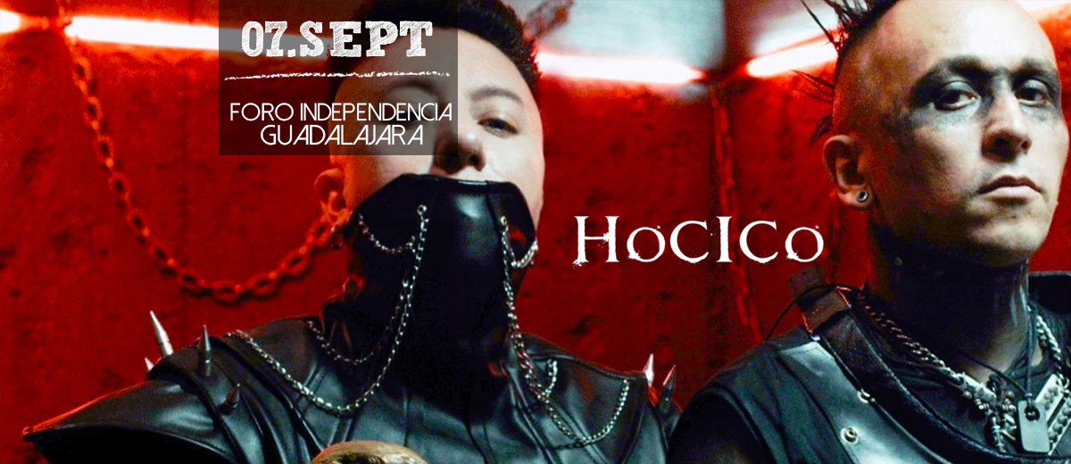 Hocico en Guadalajara | 7 de Septiembre 2019 | Foro Independencia