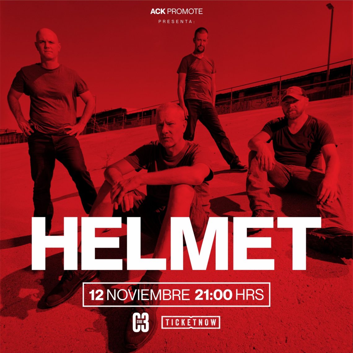 HELMET llegara a Guadalajara con su “Best of Tour”