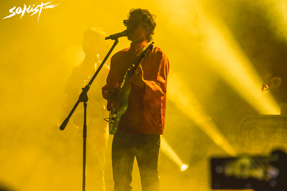 Caloncho y los fans nos volvimos instantes.