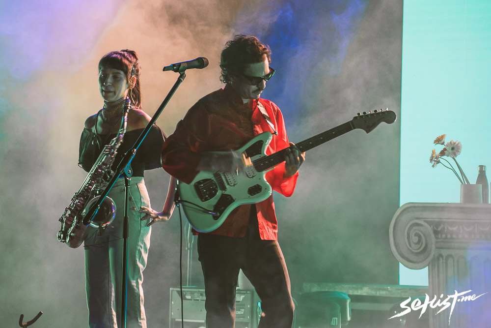 Caloncho y los fans nos volvimos instantes.