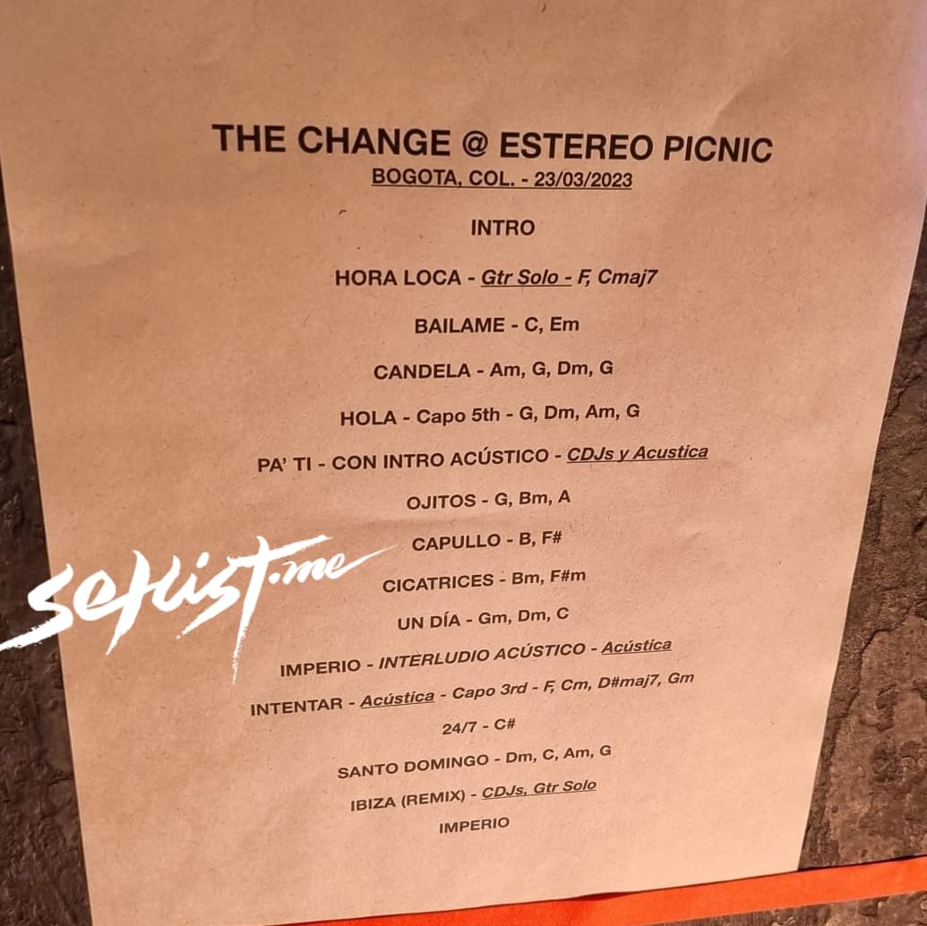 The Change, Change, Change llegó a Guadalajara - Setlist.me | Tu guía ...