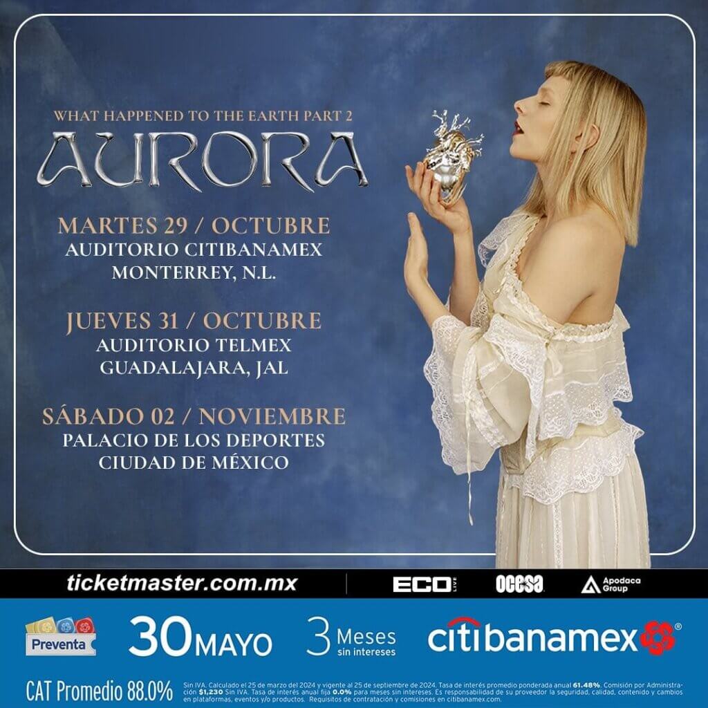 Aurora regresa a México con una nueva gira y disco - Setlist.me | Tu guía de los mejores ...