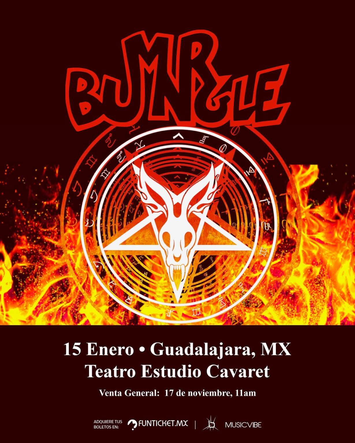 Mr. Bungle por primera vez en Guadalajara